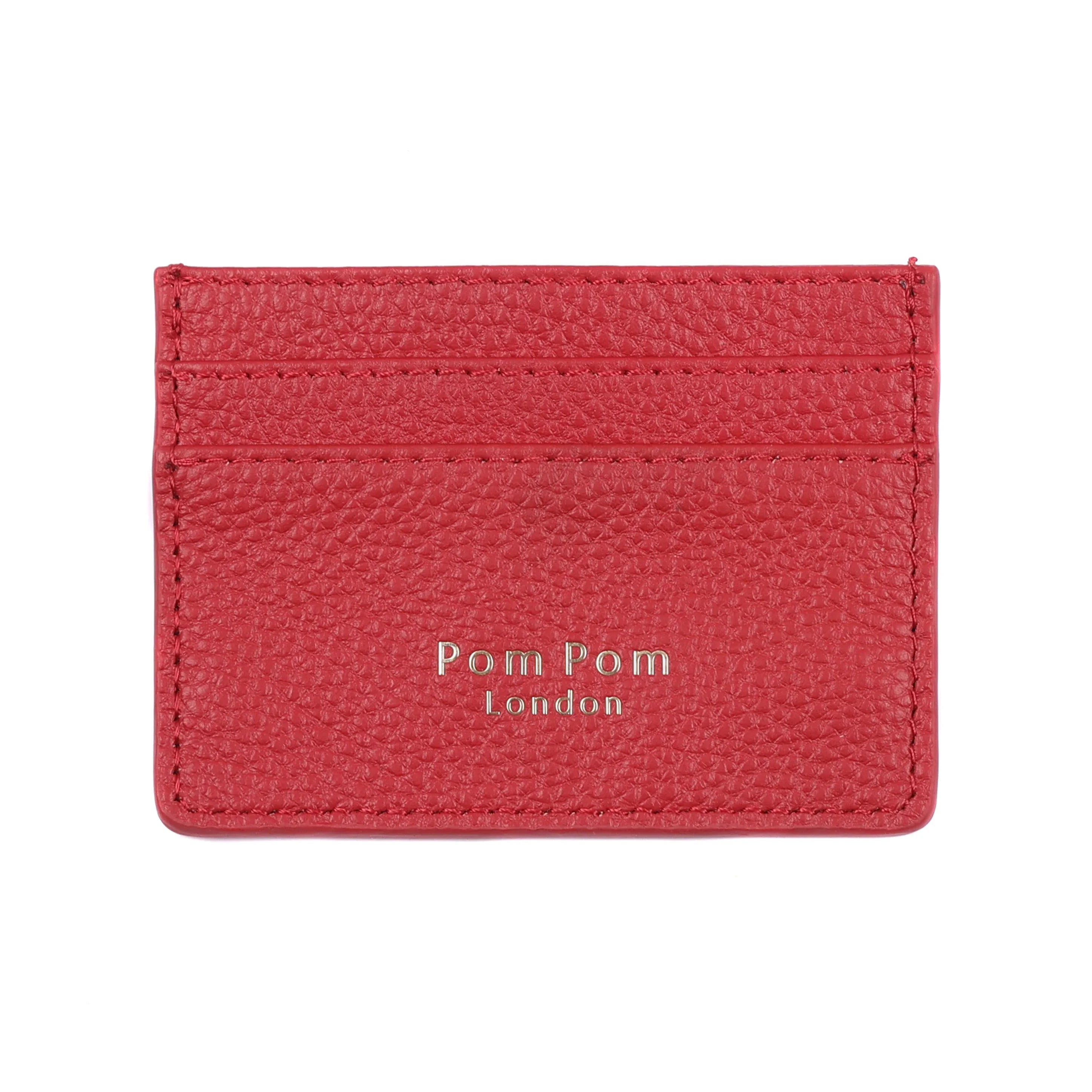 Chelsea Card Holder Crimson Red – Pom Pom London