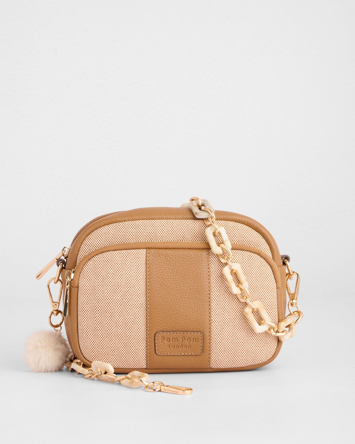 Original Bag Canvas & Leather Maple & Accessories – Pom Pom London
