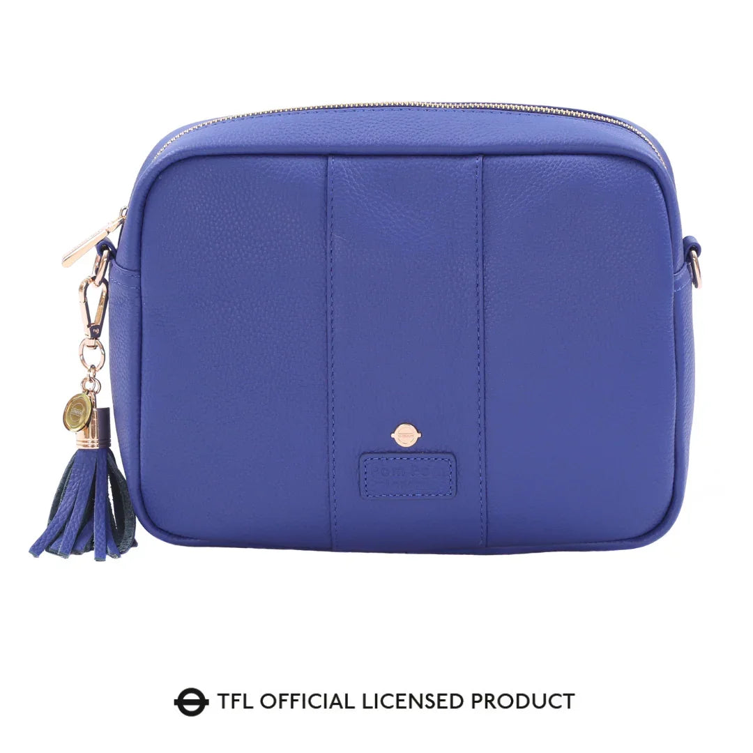 Pom Pom London City Plus Bag - Leather Crossbody Bag In Piccadilly Line ...
