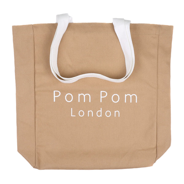 Shopping Tote Toffee – Pom Pom London
