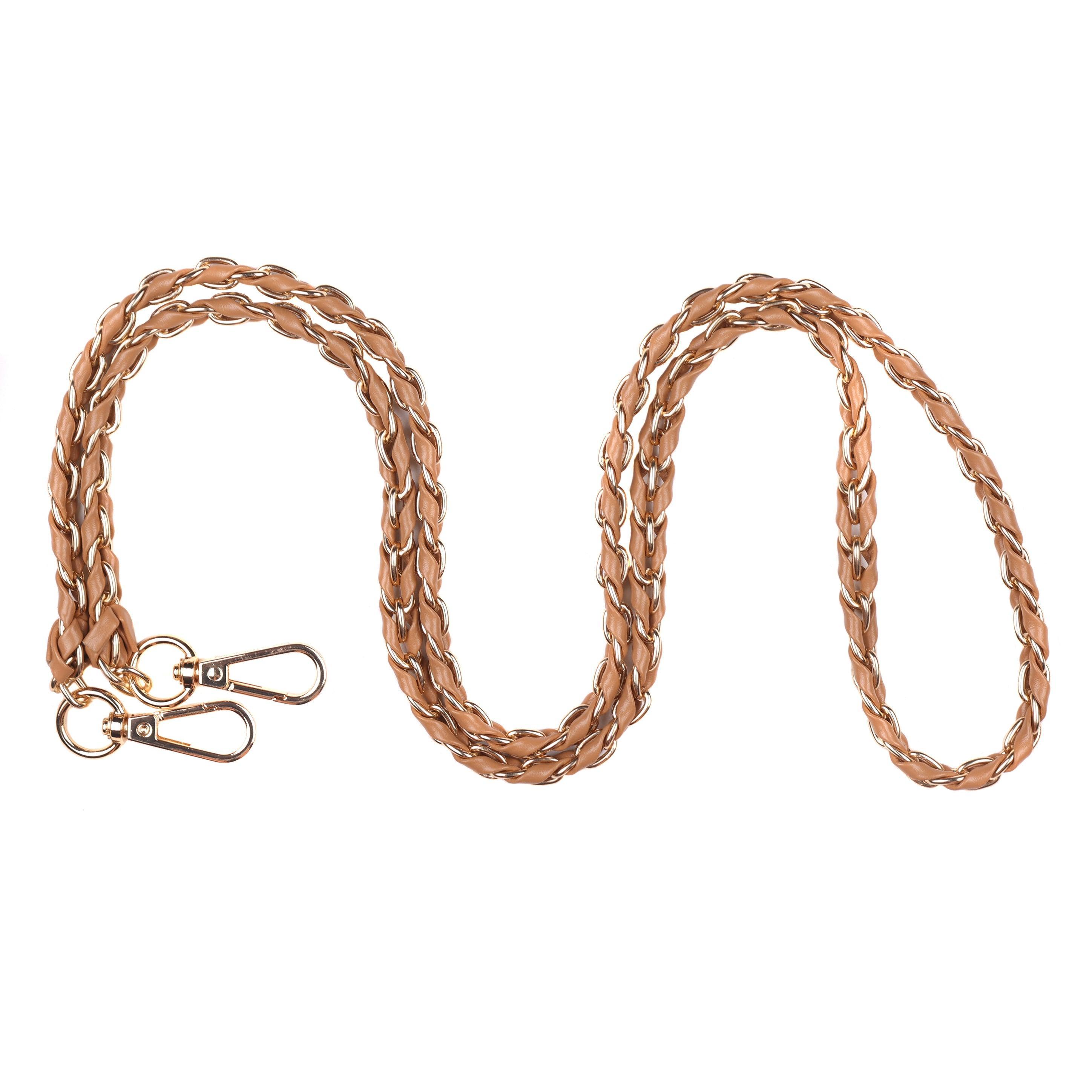 Strap Gold Chain Maple Weave – Pom Pom London