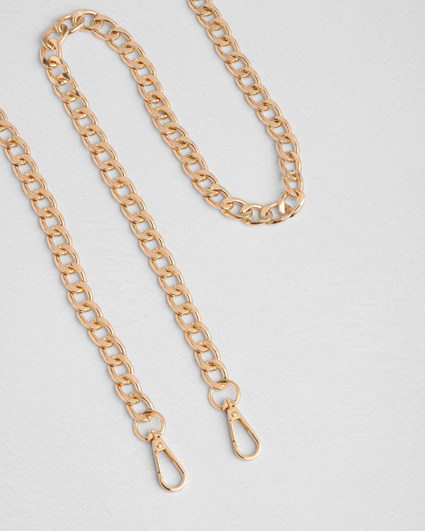 Crossbody Bag Strap Gold Chain 120cm - Pom Pom London