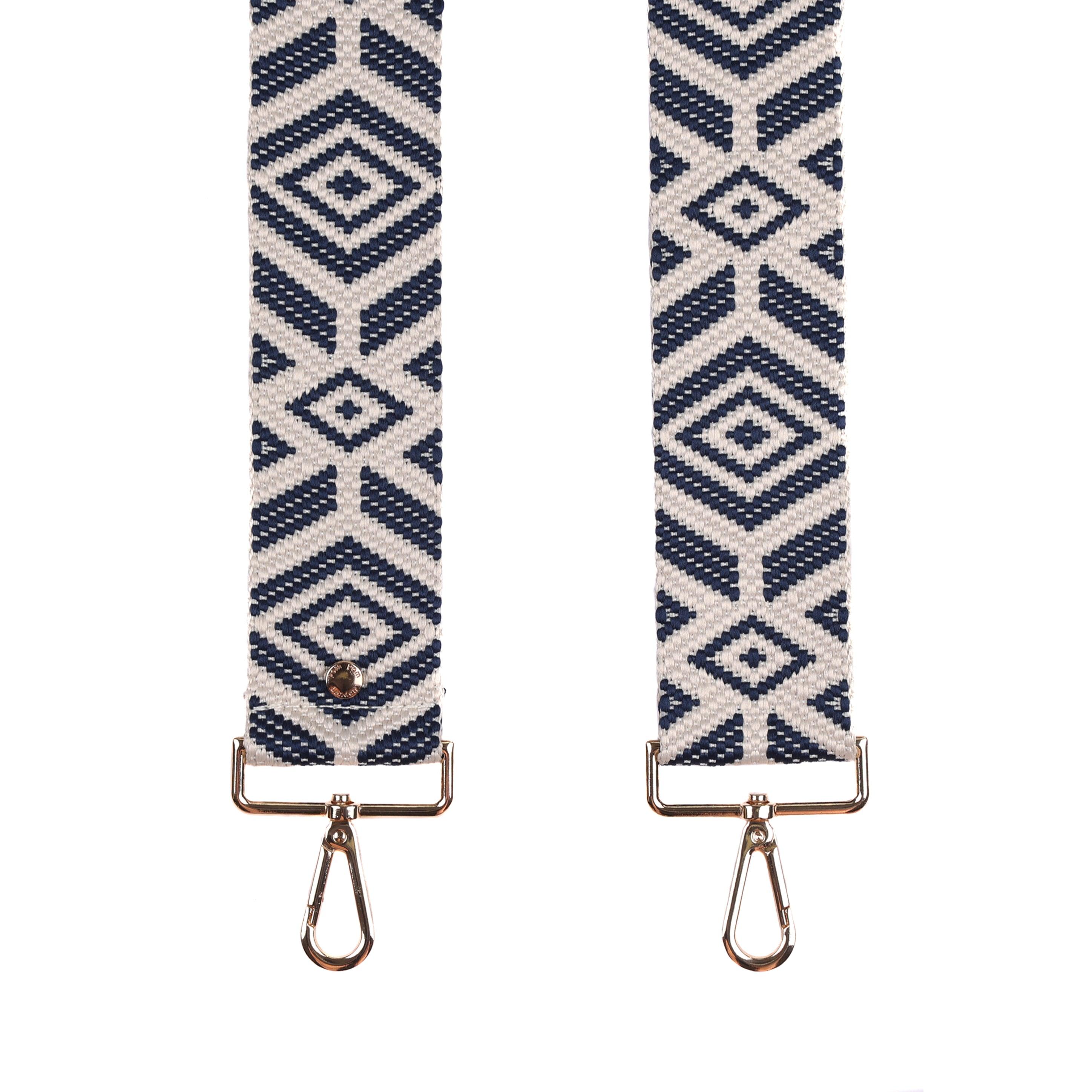Strap Navy Diamond – Pom Pom London