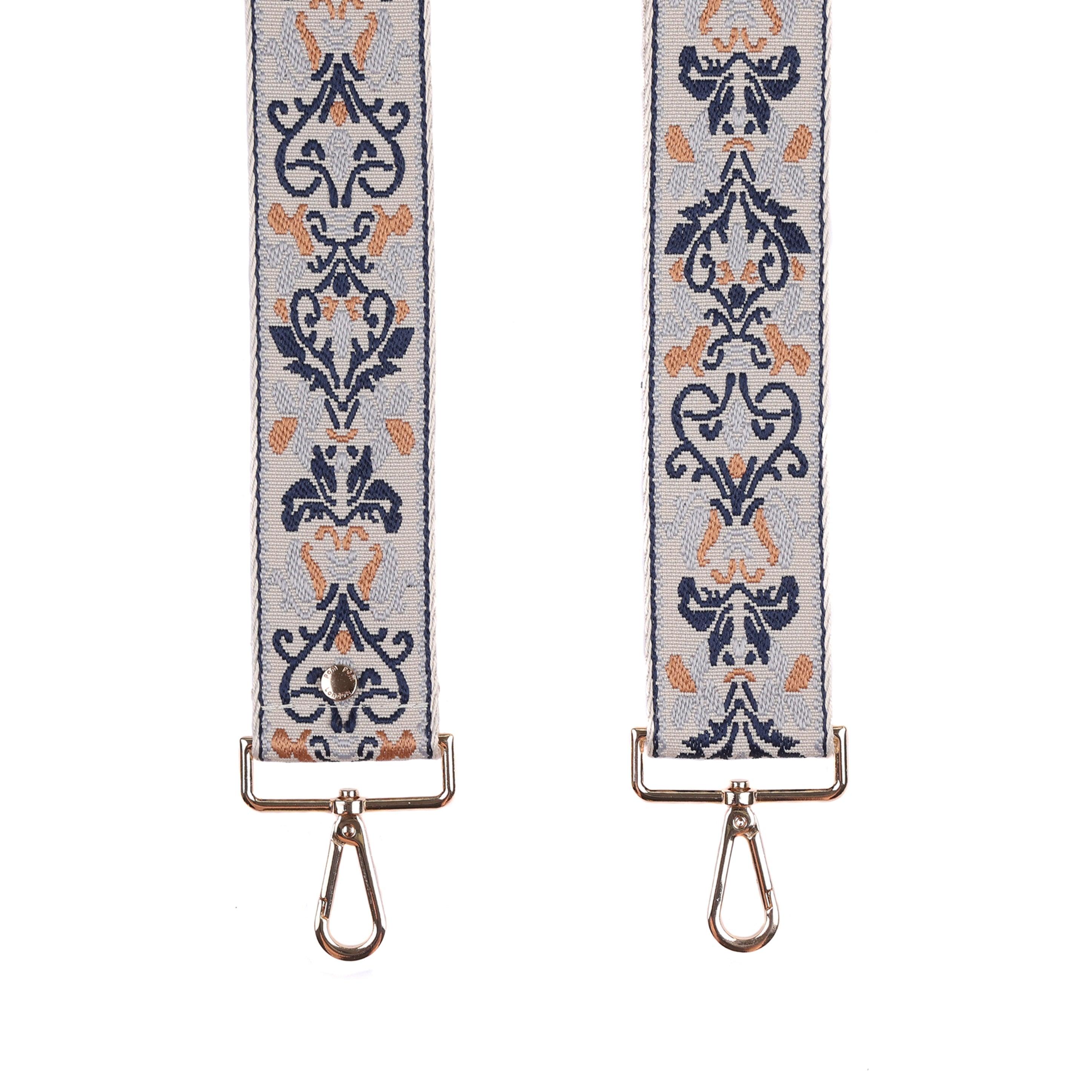 Strap Navy Floral – Pom Pom London