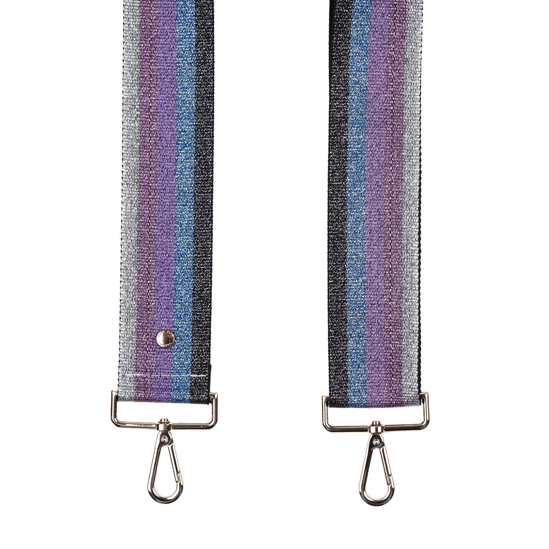 Crossbody Bag Strap in Purple Glitter - Pom Pom London