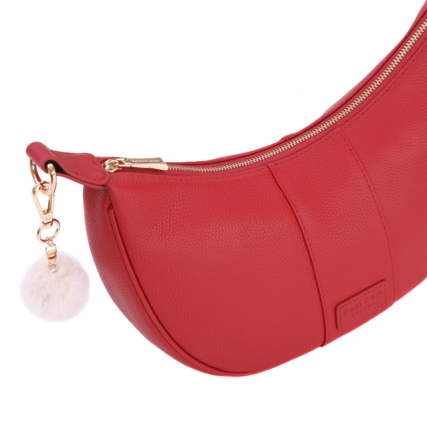 Sutton Sling Bag Crimson Red – Pom Pom London