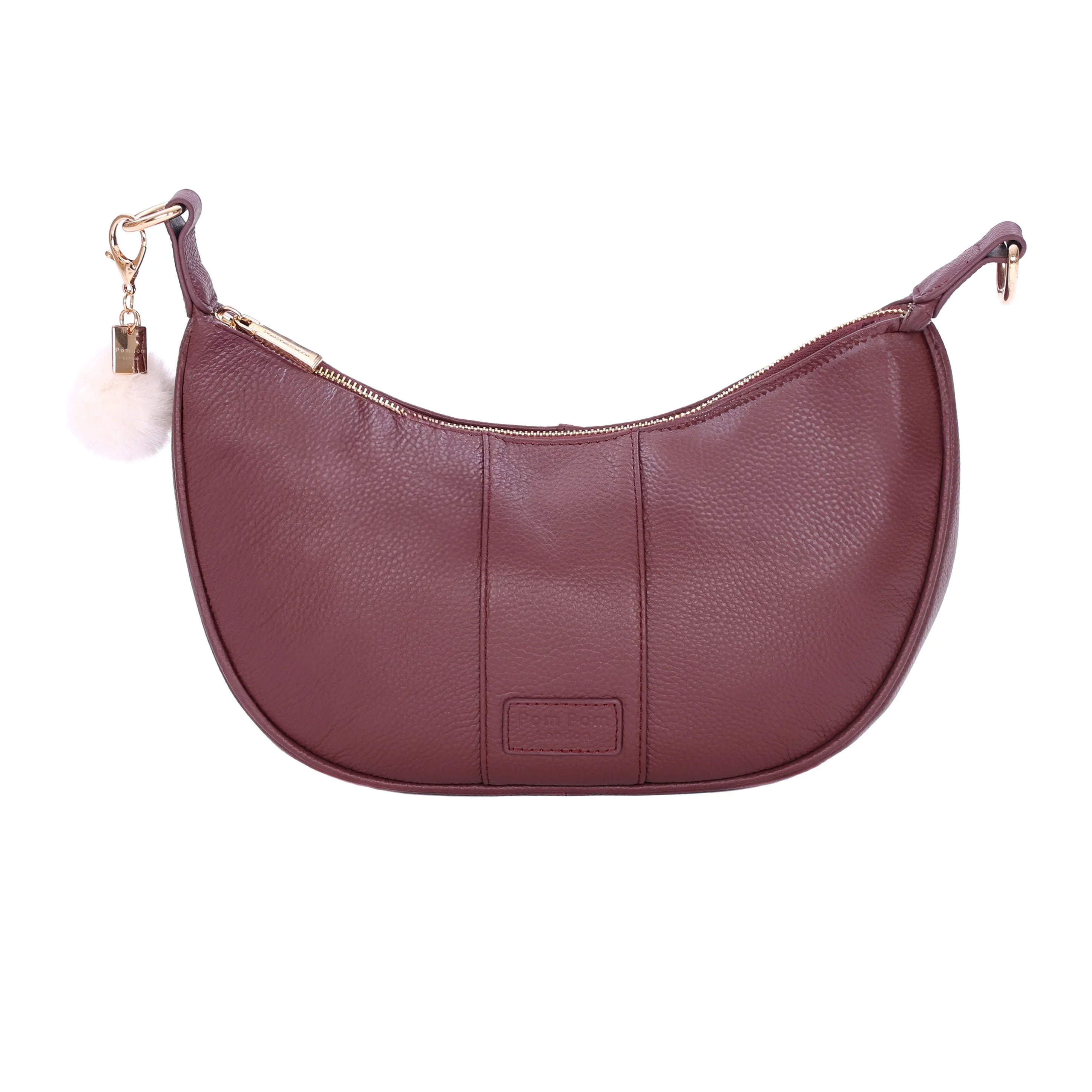 Sutton Sling Bag Deep Burgundy – Pom Pom London